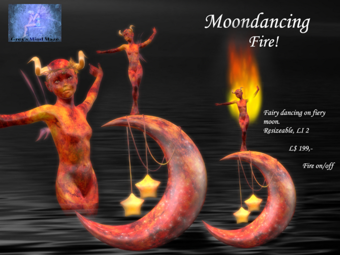Second Life Marketplace - Grey's Moondancing - Fire!